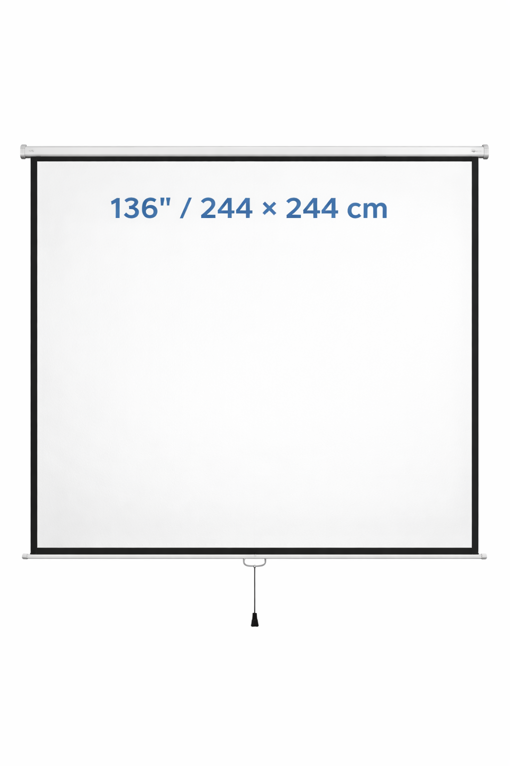 SINOSCREEN M244 Manual Pull-Down Projection Screen (244 × 244 cm ...